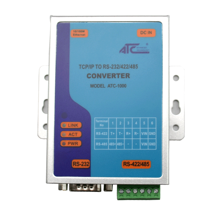 Buy Online (ATC-1000) TCP/IP To RS-232/422/485 Converter, (Discontinued ...